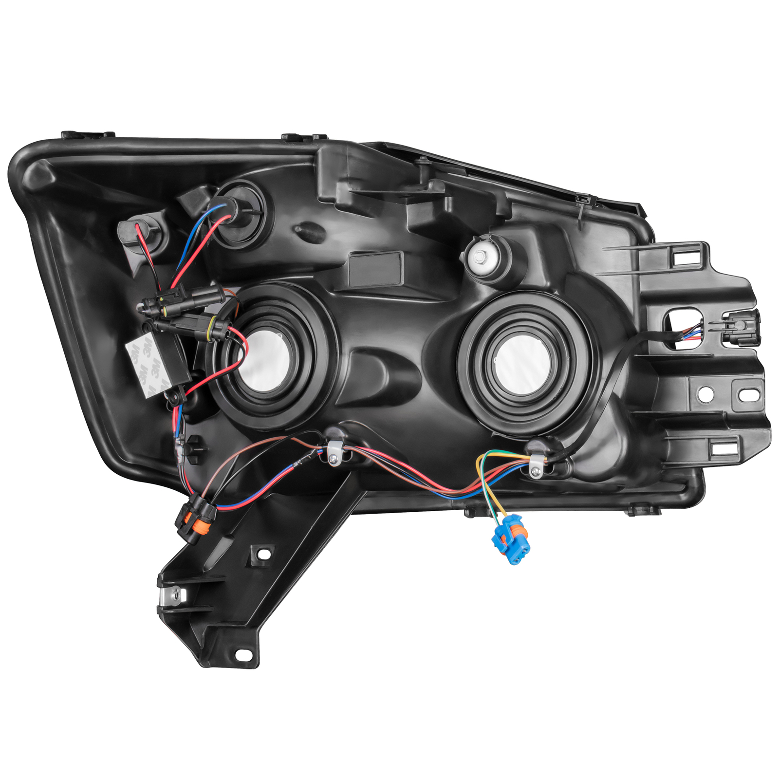 LED DRL Chrome Headlights Assembly For 2004-2015 Nissan Titan 2004-07 ...