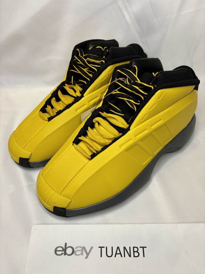 BRAND NEW Adidas Crazy 1 Lakers Sunshine Core Black/Yellow Kobe Bryant ...