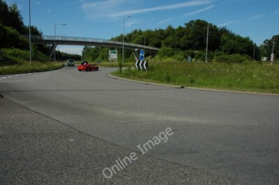 Photo 6x4 Roundabout on the A435 Alcester/SP0857 Roundabout on the A435 ...