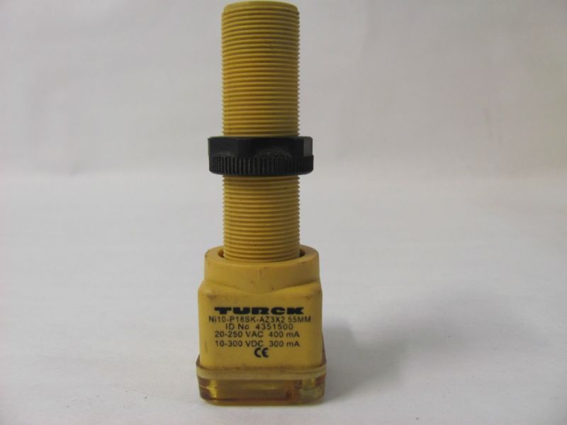 TURCK N10-P18SK-AZ3X2 55MM ID# 4351500 20-250VAC/400MA 10-300VD 300MA ...
