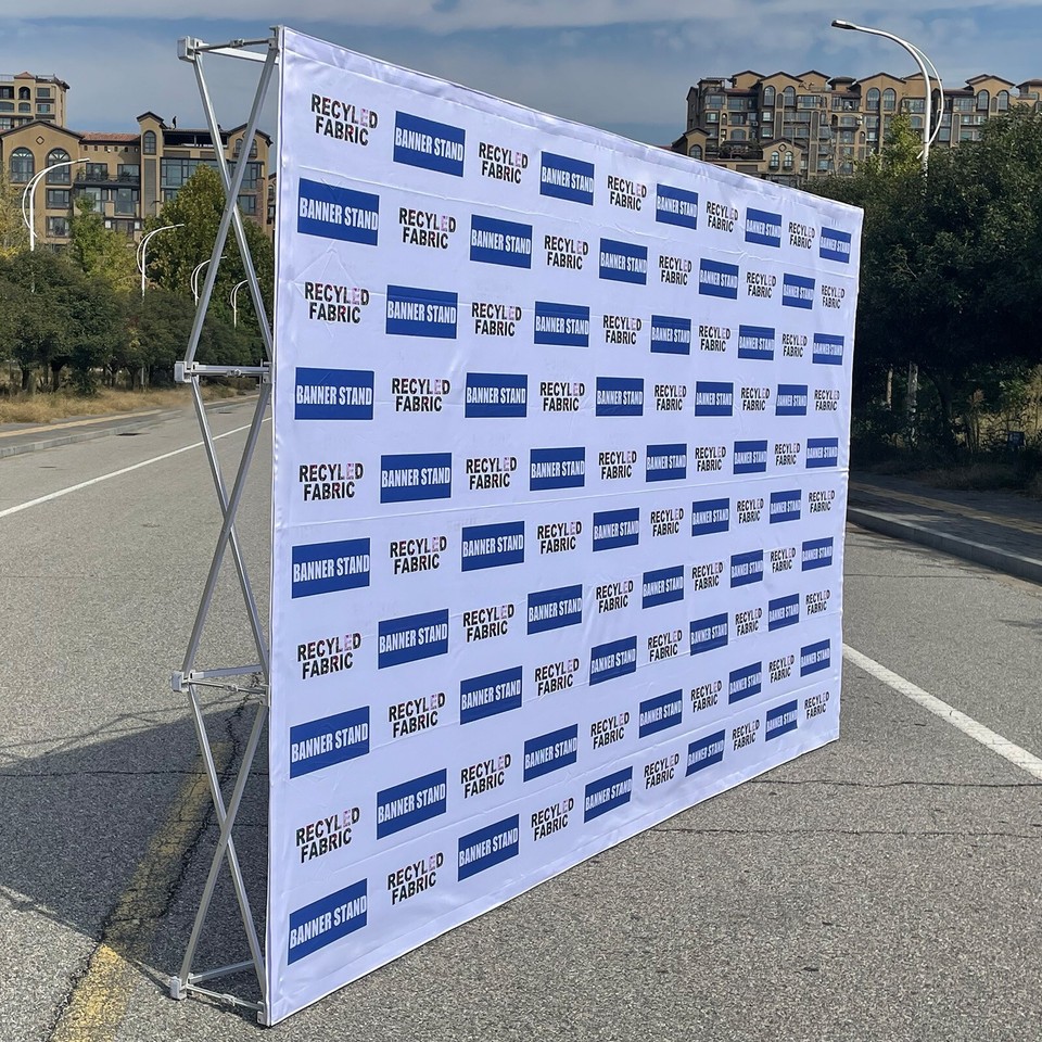8'x8 'Fabric Pop Up Display Stand for Trade Show Backdrop Booth Display ...