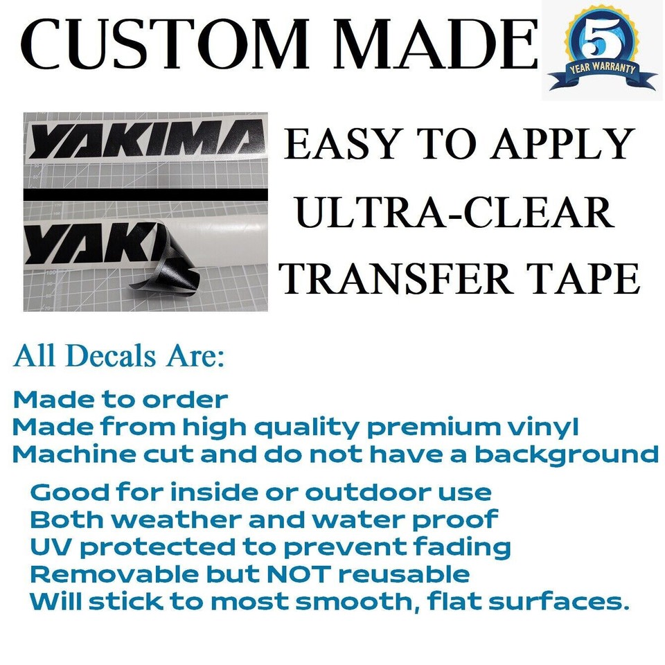 Custom Text Vinyl Lettering Sticker Decal Personalized -ANY TEXT - ANY ...