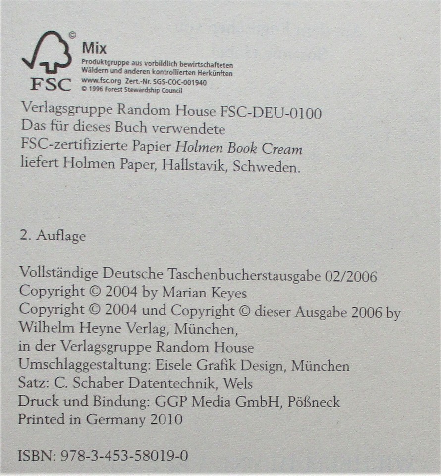 Marian Keyes - Neue Schuhe zum Dessert ROMAN Heyne 2010 Taschenbuch TB ...