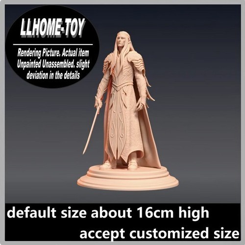 Movie Thranduil Elf King Resin 3D Print GK Figure DIY Model Unpainted ...