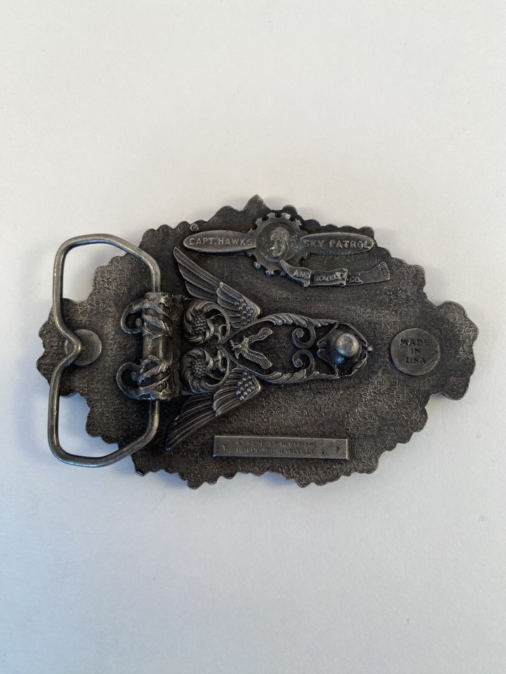 Vintage Capt Hawks Sky Patrol Belt Buckle - Name “Smith” | eBay