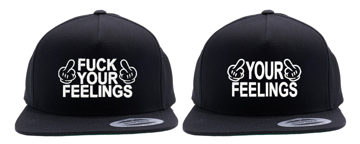 Middle Finger Your Feelings, F*ck Your Feelings Snap Back Hat | eBay