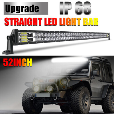 52" 3000w LED Light Bar High Intensity Spot Lamp LAND ROVER DISCOVERY ...
