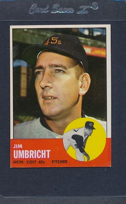 1963 Topps #099 Jim Umbricht Colts EX/MT *2406 | eBay