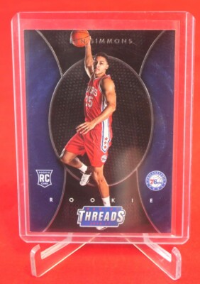 Ben Simmons Rookie Threads Panini NBA Basketball Card #258 MINT | eBay