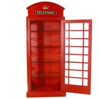 Design Toscano British Telephone Booth Display Cabinet | eBay
