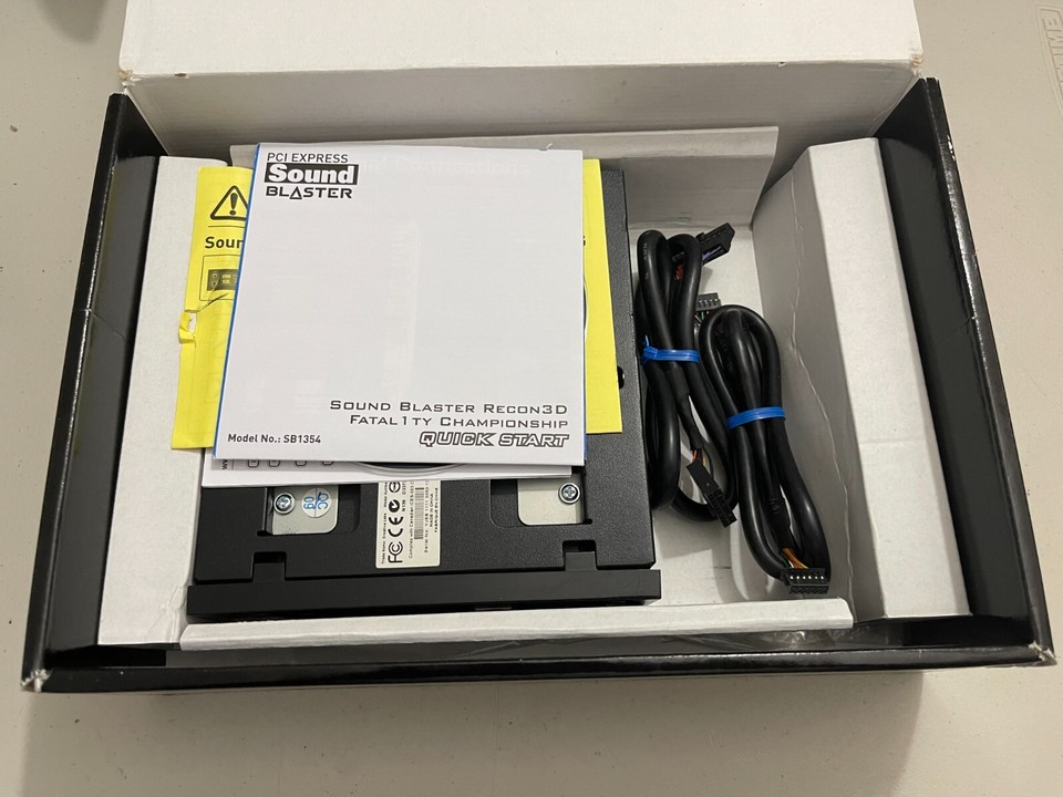 Creative Sound Blaster Recon3D THX PCIE Fatal1ty Pro Champion Series ...