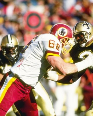 JOE JACOBY 8X10 PHOTO WASHINGTON REDSKINS PICTURE NFL VS SAINTS | eBay