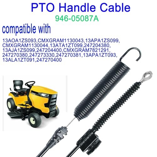 946-05087D PTO Handle Cable for MTD XT1 XT2 LX46 LX42 LT46 LT42 FAB C ...