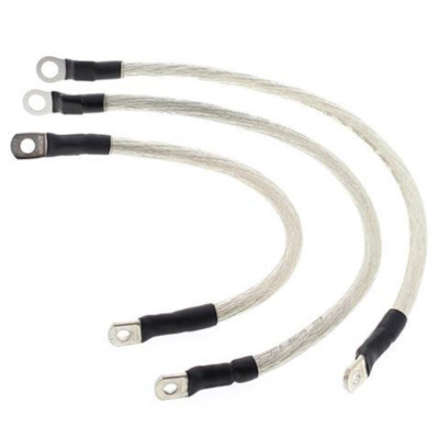 Clear, 1EA. 12", 2EA. 16" Battery Cable Starter Wire For 1985 Harley ...