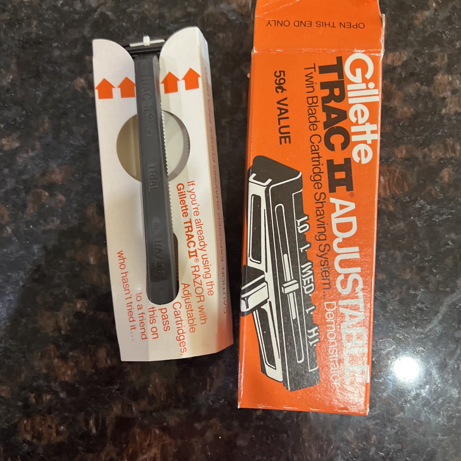 GILLETTE TRAC II RAZOR NEW IN UNOPENED PACKAGE Trial | eBay