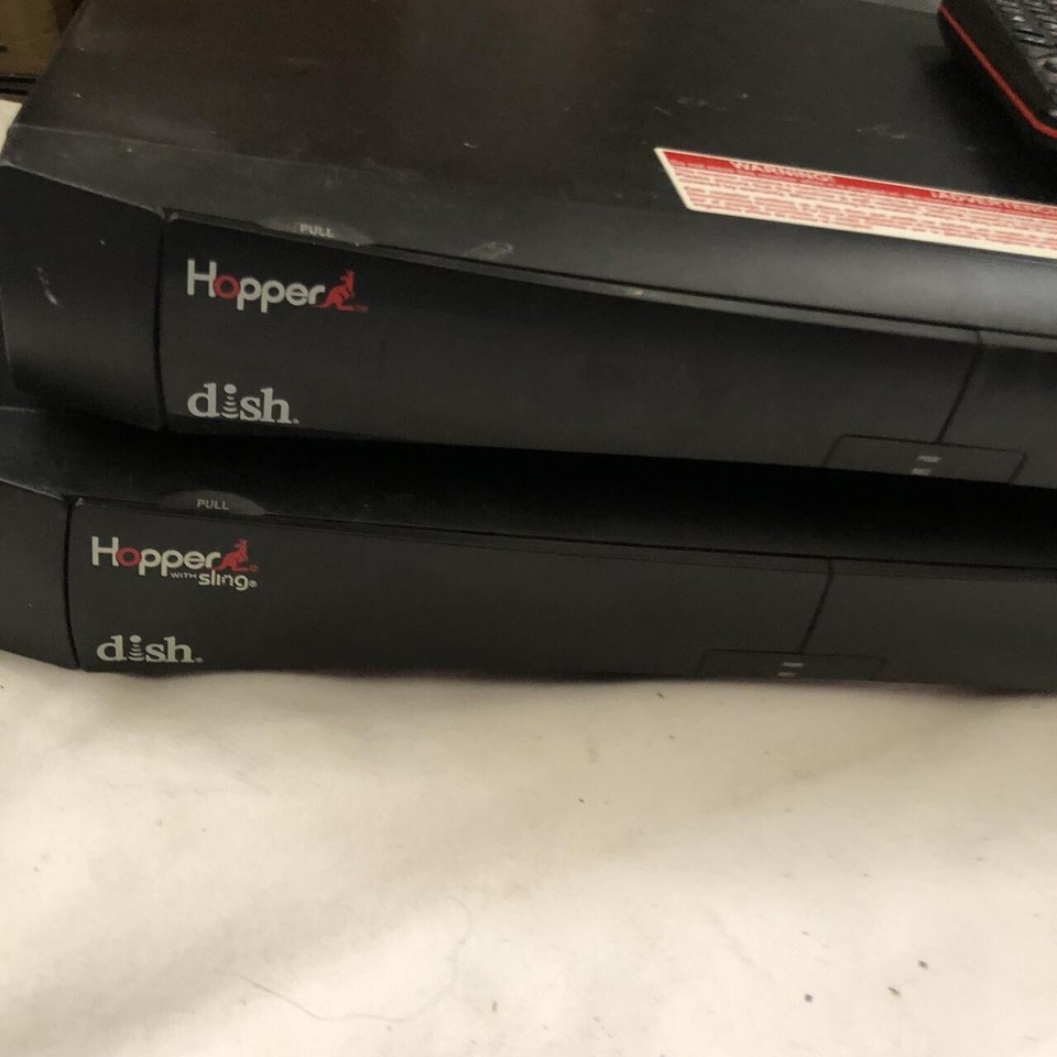 Bundle Lot Dish Network Hopper & Hopper With Sling Plus Remote | eBay