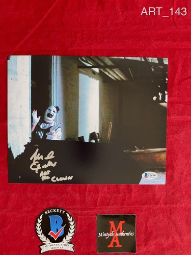 MIKE GIANNELLI ALL HALLOWS EVE SIGNED 8X10 PHOTO! ART THE CLOWN ...