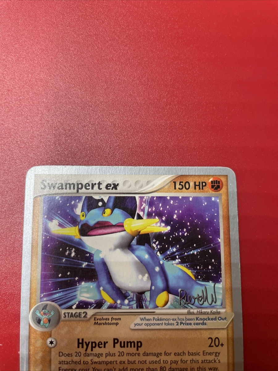 Swampert Ex Card