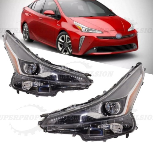 Headlights For 2019-2022 Toyota Prius LED Headlamp Driver Passenger ...
