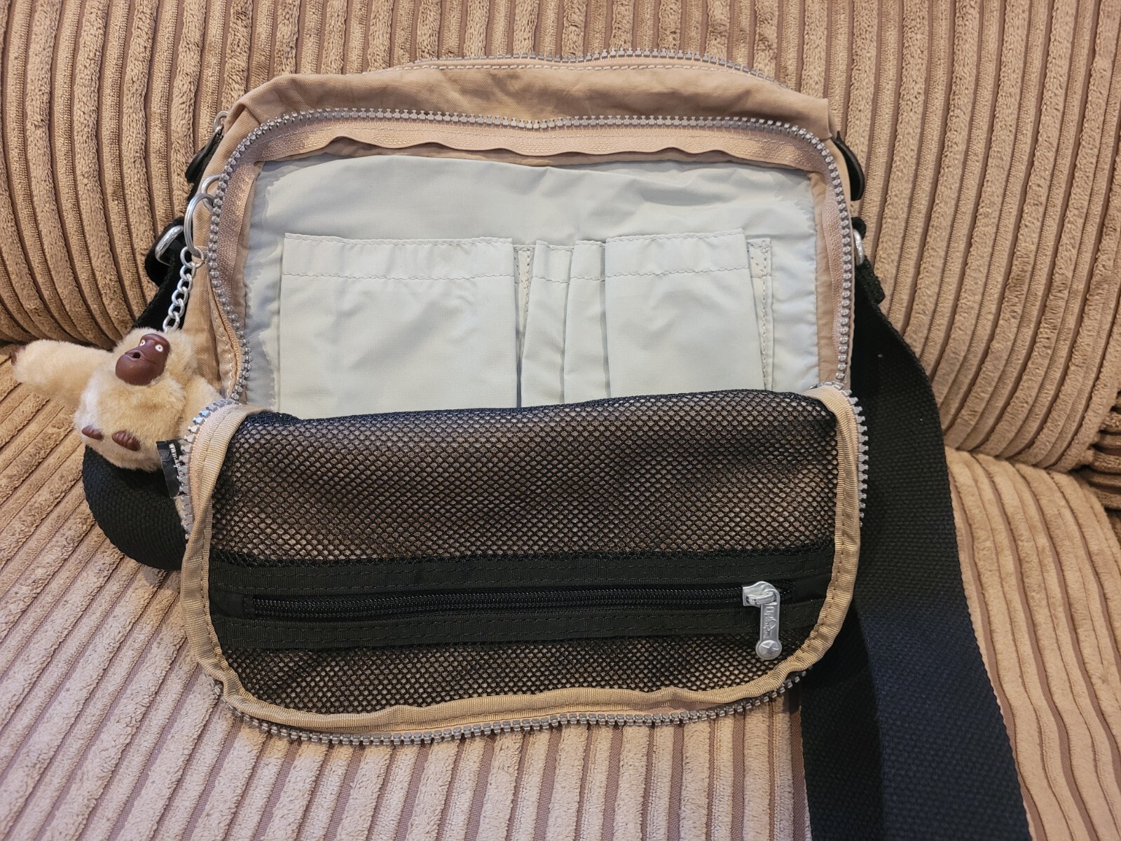 Kipling "Breezer" Cross Body Bag + "Brownie" Purse / Wallet *inc Sandra ...