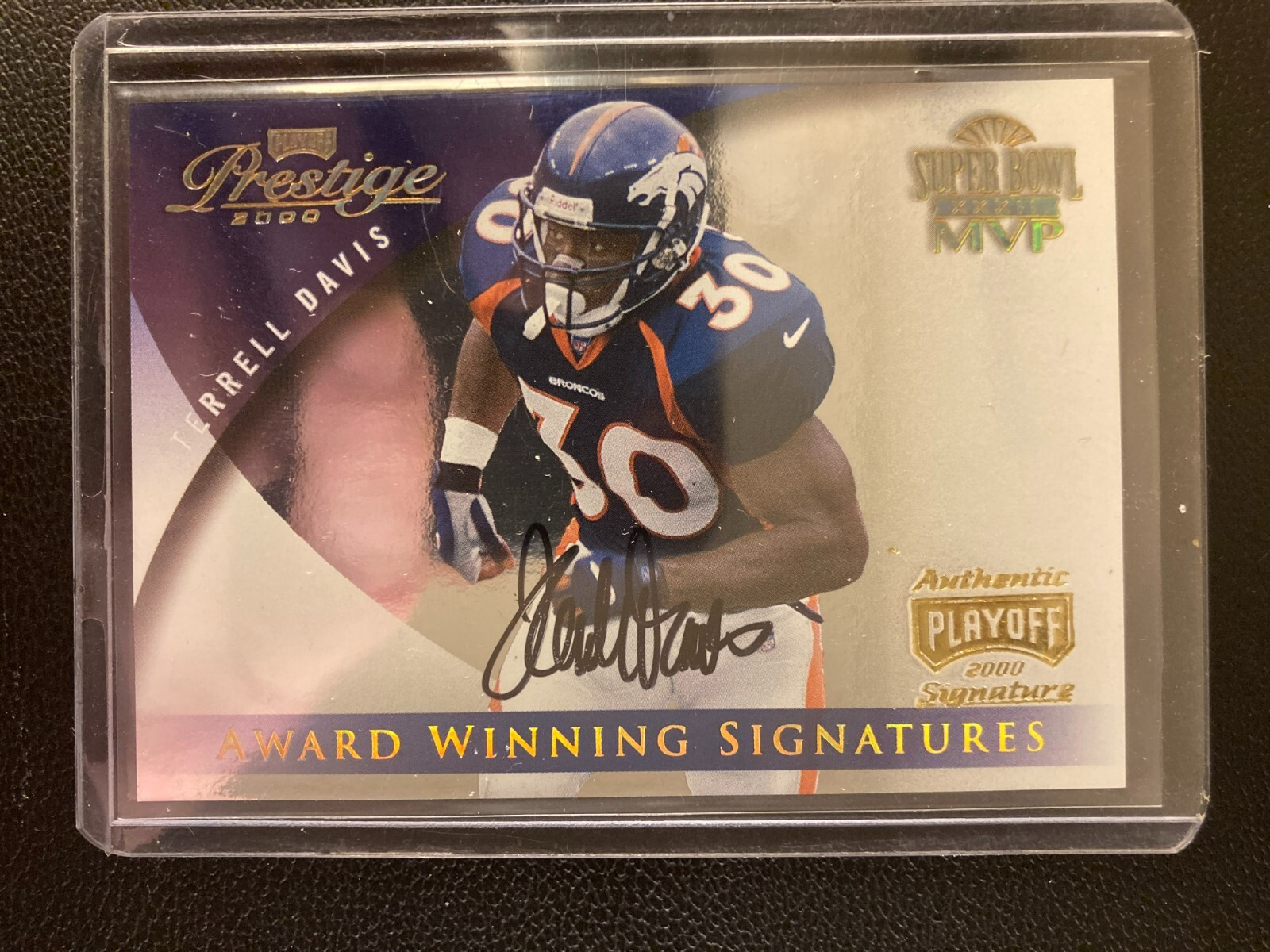2000 Playoff Prestige - Award Winning Performers Terrell Davis #AW10 ...