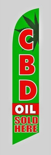 CBD OIL SOLD HERE PREMIUM QUALITY Feather Swooper Flutter Flag vertical ...