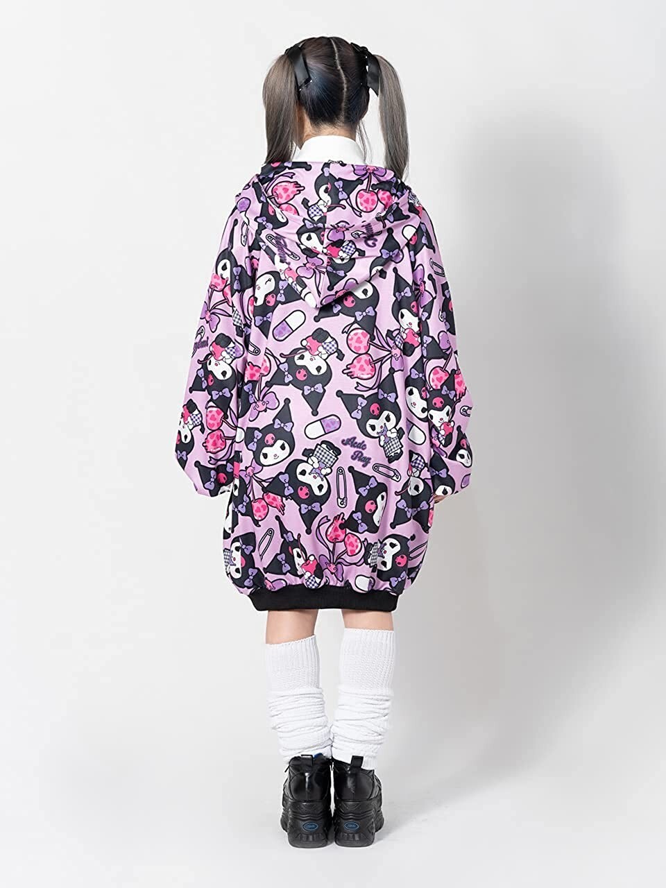 Sanrio Kuromi Zip Hoodie Purple Limited ACDC RAG Kawaii Anime Brand New ...