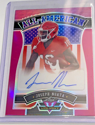 RARE JOSEPH NGATA /7 ROOKIE AUTO CARD 2022 LEAF VALIANT PHILADELPHIA ...