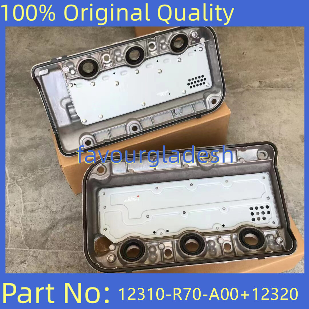 Front+Rear Engine Valve Covers For HONDA PILOT 3.5L 2012-2015 12310-R70 ...