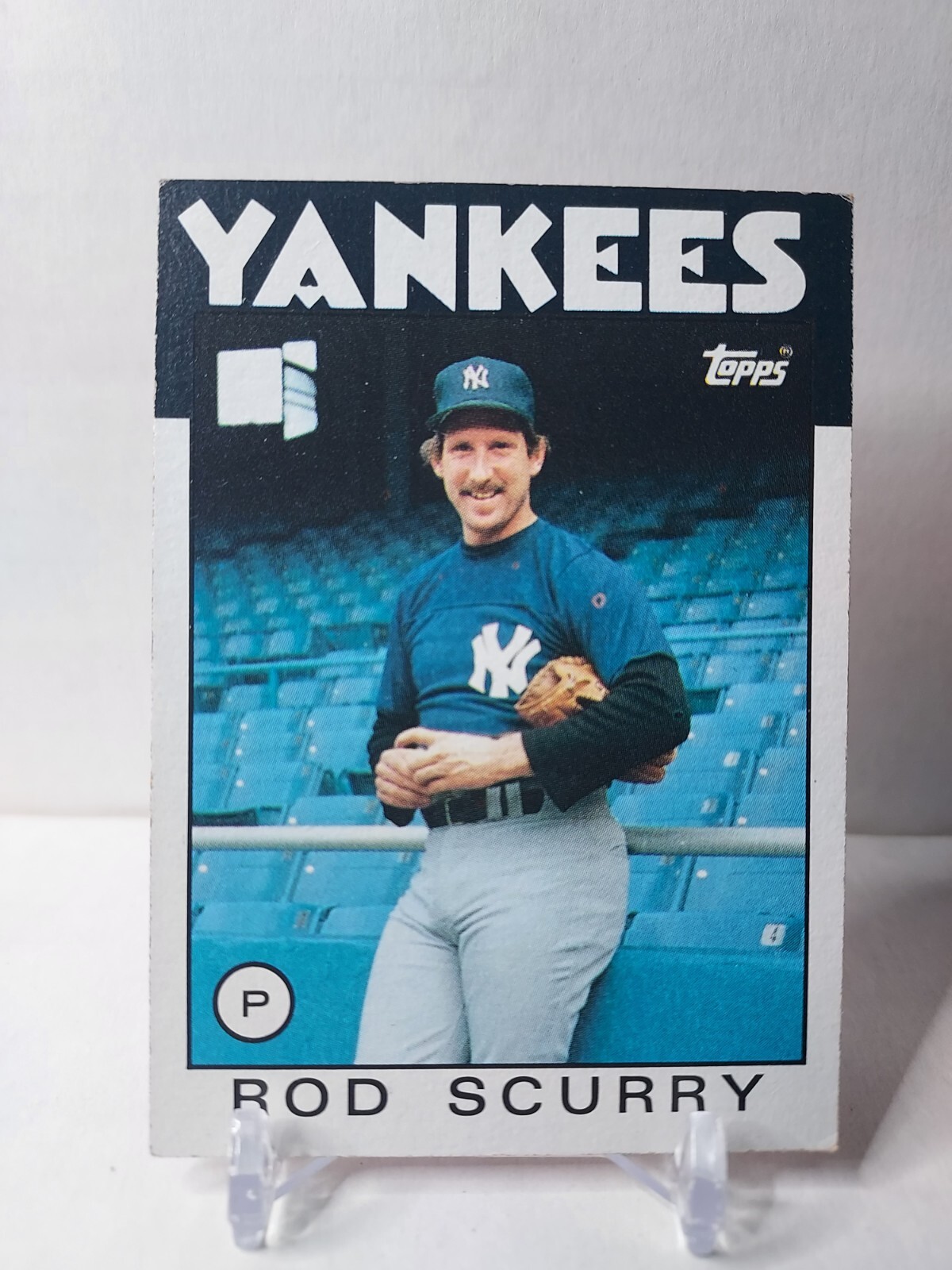 1986 Topps Baseball #449 Rod Scurry New York Yankees | eBay