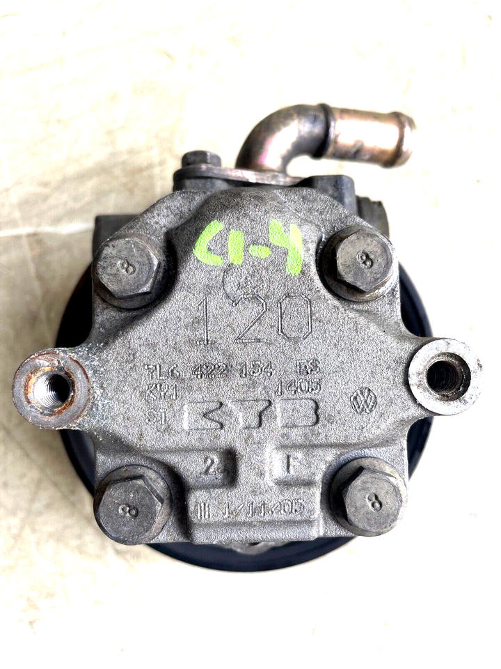 04 05 06 07 VW TOUAREG 4.2L - POWER STEERING PUMP AND PULLEY 7L6422154 ...