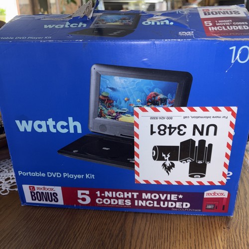 onn. 10" Portable DVD Player Kit *OPEN BOX NEW* | eBay