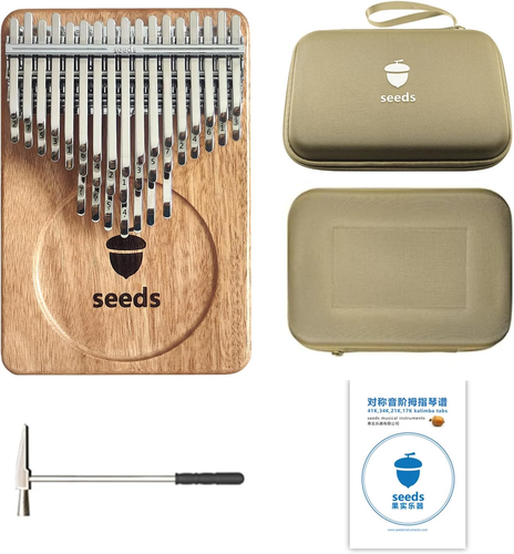 Seeds Kalimba 41 Keys, Advanced Thumb Piano C- Tuned, Chromatic ...