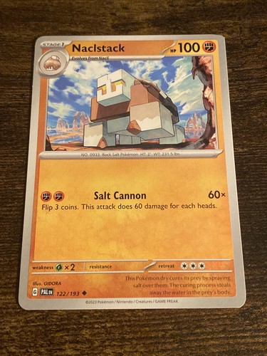 Naclstack 122/193 Paldea Evolved Uncommon Pokemon Card TCG L8277* | eBay