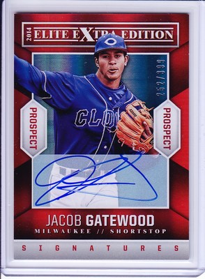 2014 Panini Elite Extra Edition Prospect Auto Jacob Gatewood (252/399 ...