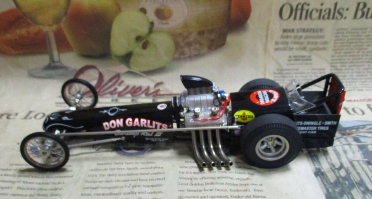GMP 1/18 1961 Dragster Swamp Rat III - Connie Swingle Exoto Out Of ...