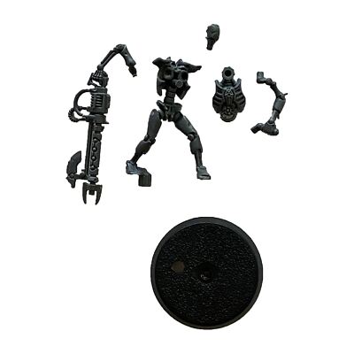Necron Warrior w Gauss Flayer Single Figure - Warhammer 40k Indomintus ...