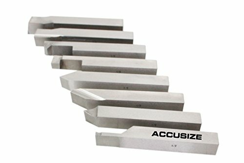 1/2'' 8 Pcs Hss Tool Bit Set Preground For Turning And Facing Work ...