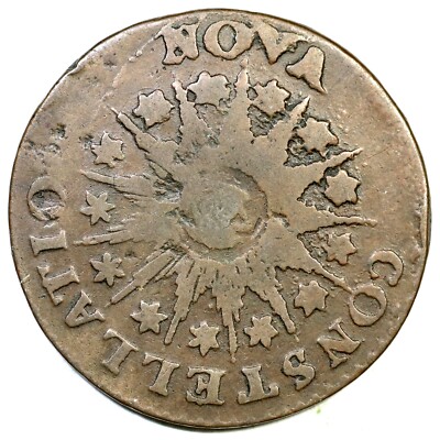 1785 3-B R-2 LG Date, Pointed Rays Nova Constellatio Colonial Copper ...