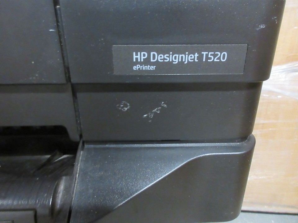 HP DesignJet T520 CQ890 24 Inch Large Format Inkjet Printer w/base | eBay