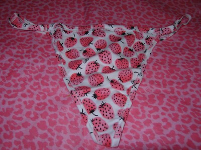 Victorias Secret PINK Sexy V-String G-String Strappy Wild Fresh ...