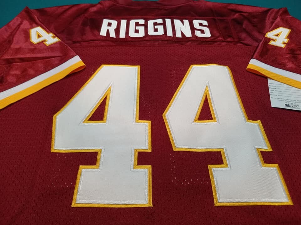 JOHN RIGGINS *MEDIUM* WASHINGTON REDSKINS HOME JERSEY, ORIGINAL TYPE ...