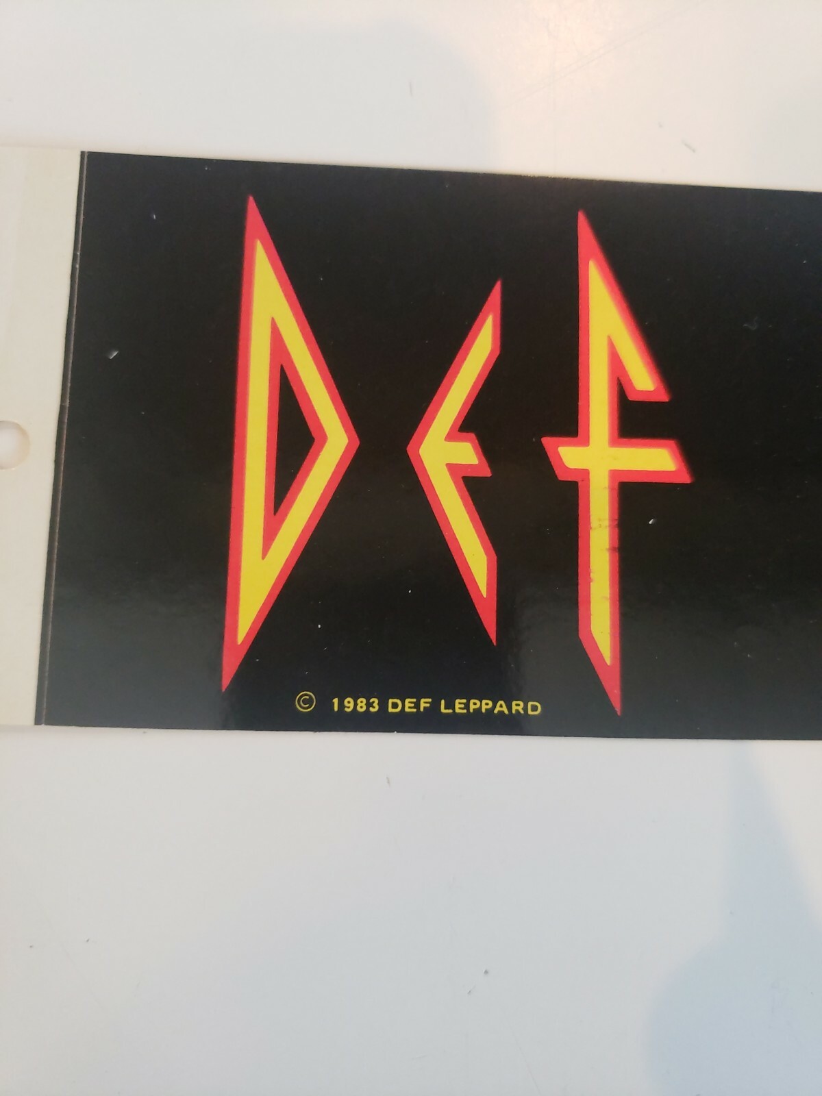 Def Leppard Bumper Sticker NOS 1983 | eBay