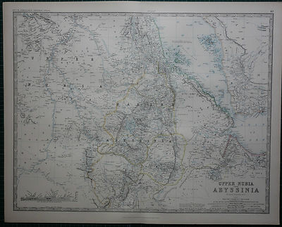 Pre-1900 - 1887 Large Victorian Map