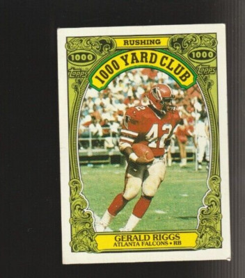 1986 Topps 1000 Yard Club Gerald Riggs #2 | eBay