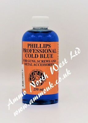 PHILLIPS PROFESSIONAL COLD BLUE GUN BLUING 250ML | eBay UK