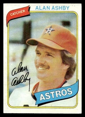 1980 Topps #187 Alan Ashby Houston Astros Baseball card | eBay
