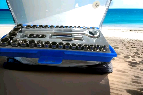 Pittsburg 40pc Socket Set and Ratchet Wrench | eBay