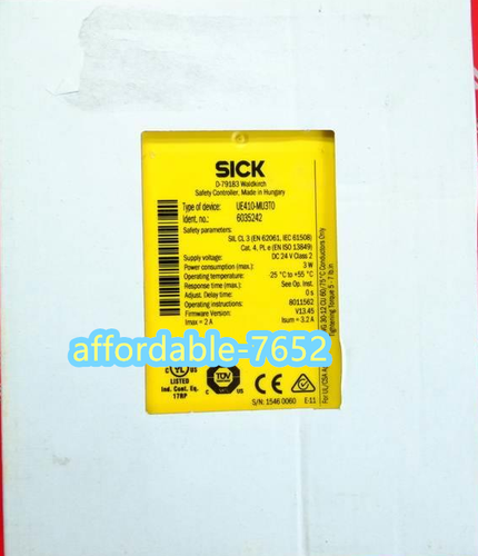 sick UE410-MU3T0 6035242 UE410-MU Main safety module Brand New fast Shipping | eBay