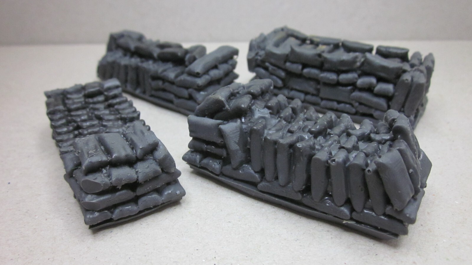 Resin Hand-cast Sack loads pack B 4 per pack for 00 Gauge 4mm H0 1:76 ...